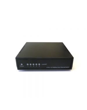 10/100Mbps 5 Way Port SOHO Data Switch RJ45 Network Ethernet LAN ...